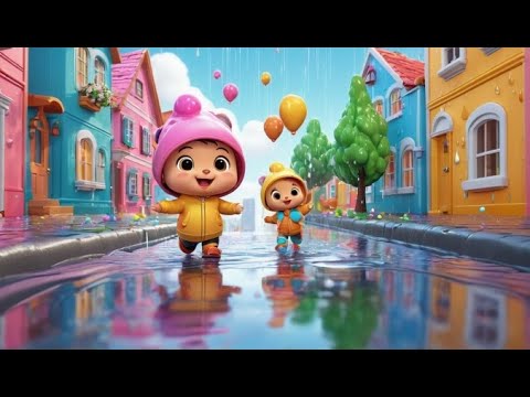 Baby Milo Sings in Rain | Rainy Day Song for Kids | Cute Singing Baby Rhyme for Toddlers