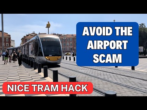 Nice Trams Guide: How to Outsmart the Airport Fare Trap & Save Big! (Nice, France)
