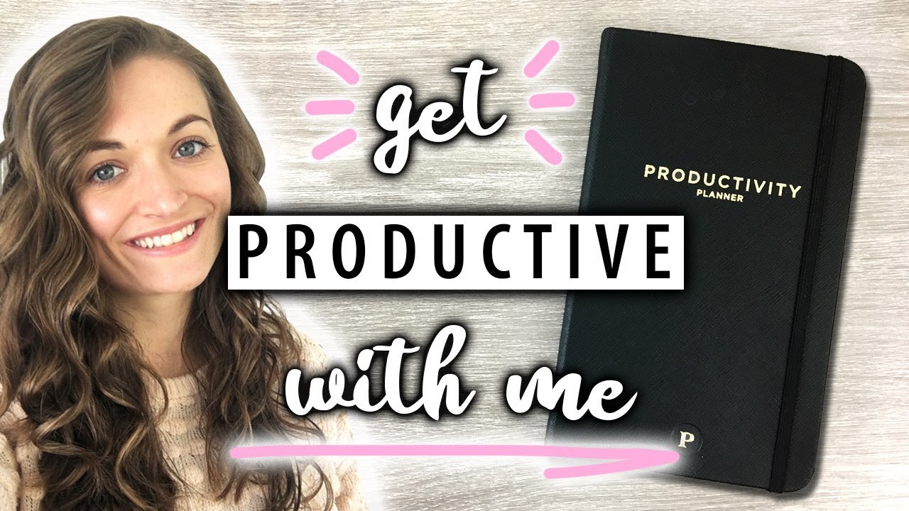 I Tried using a Productivity Planner for a Week // Art Studio Vlog