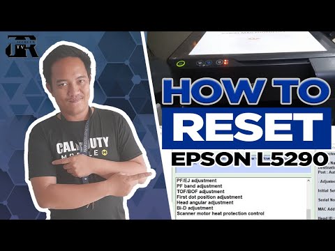 HOW TO RESET EPSON L5290 | INK PAD NEEDS SERVICE | RED LIGHT ERROR
