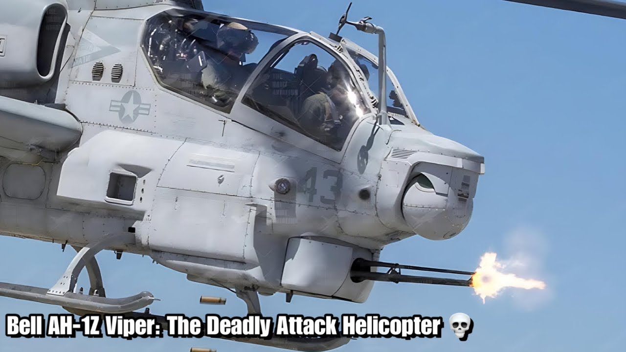 Bell AH-1Z Viper: The Deadly Attack Helicopter of the United States Marine Corps #helicopter #usa 