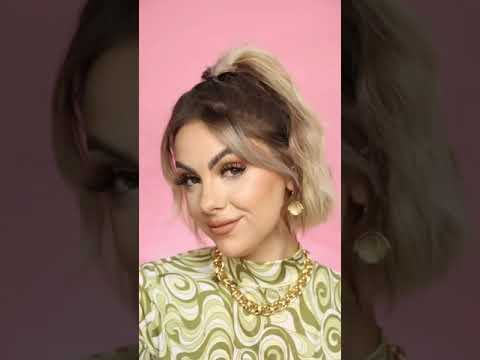 Quick & Easy Hair Tutorial for short hair 💚 #hairtutorial #shorthair #sophiehannah