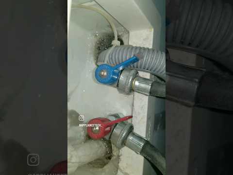 Washer is leaking, probably not #appliancerepair #laundry #appliances