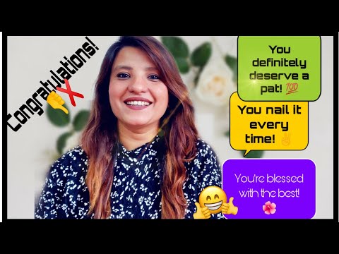 15 Different Ways to say 'Congratulations' ☺️👌