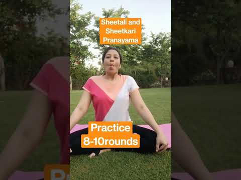 SHEETALI & SHEETKARI PRANAYAMA #sujalyogastudio #shorts #trending