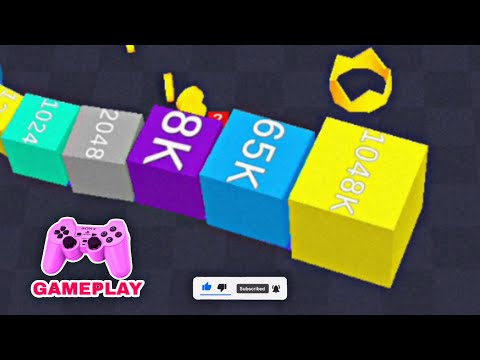 Cubes 2048.io 🕹️ Play on CrazyGames#16 top Rank, pc gameplay