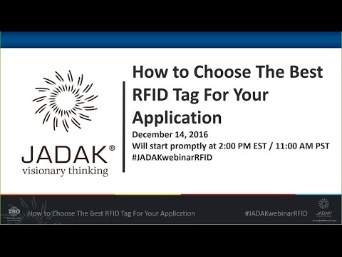 How To Choose The Best RFID Tag For Your Application Webinar