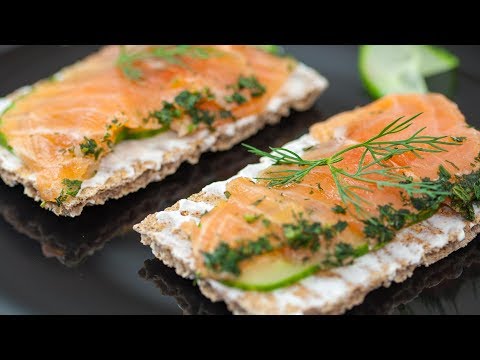 How to make Salmon Gravlax Smørrebrød Recipe