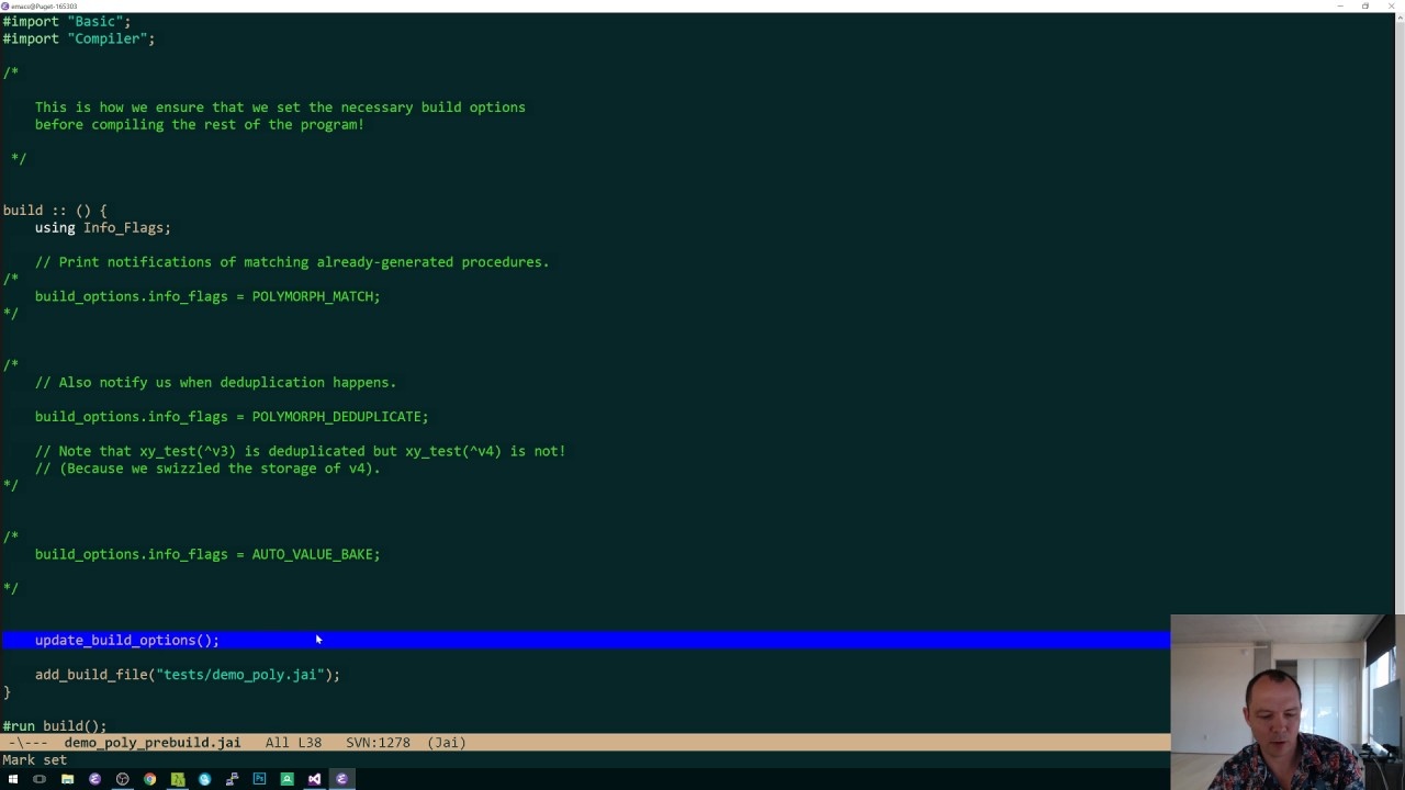 Compiler Programming: Prep for Polymorphism Cleanup