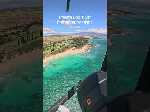 Doors Off Helicopter Photo Flight in Maui Hawaii #goflymaui