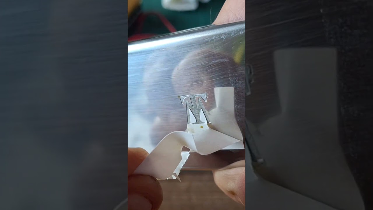 Electro etching | on stainless steel, for 10 minutes | check out the video.