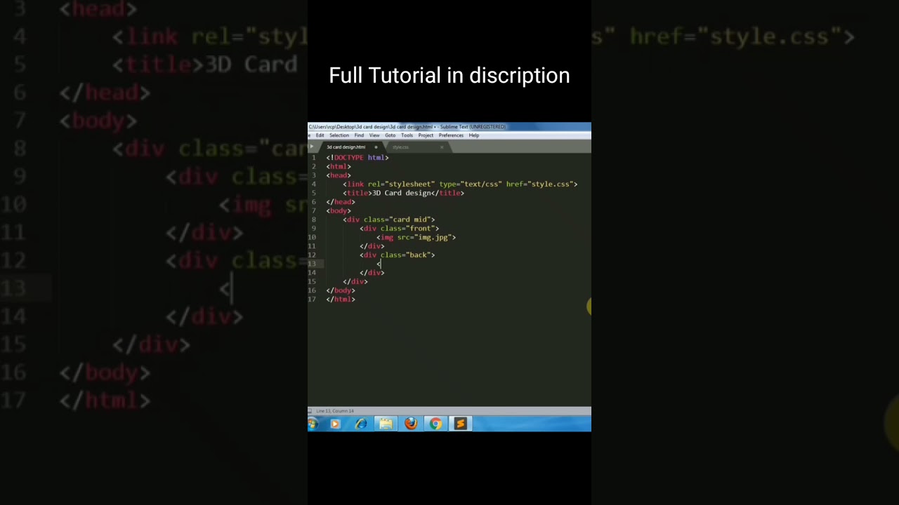 UI 3d Card Design Hover Effect using HTML and CSS