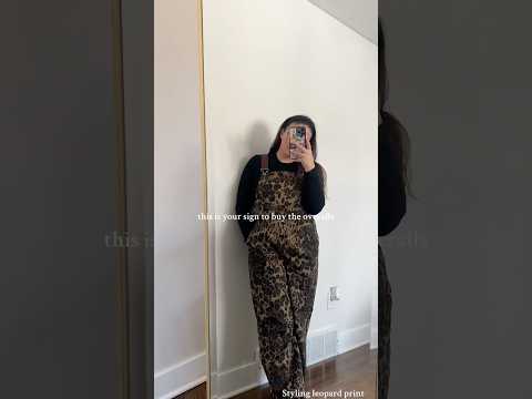 Found the CUTEST leopard print overalls on Amazon! π #amazonfinds #amazonfashion #leopardprintvibes