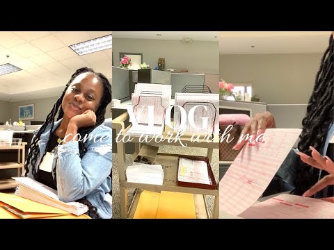 VLOG: DAY IN THE LIFE OF A HOSPITAL MEDICAL BILLER COME TO WORK WITH ME