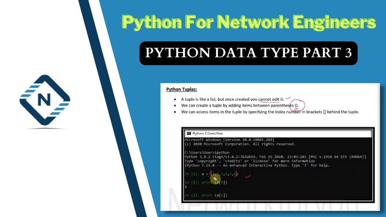 Python for Network Engineer | Python Data Type Part 3 | Video 5
