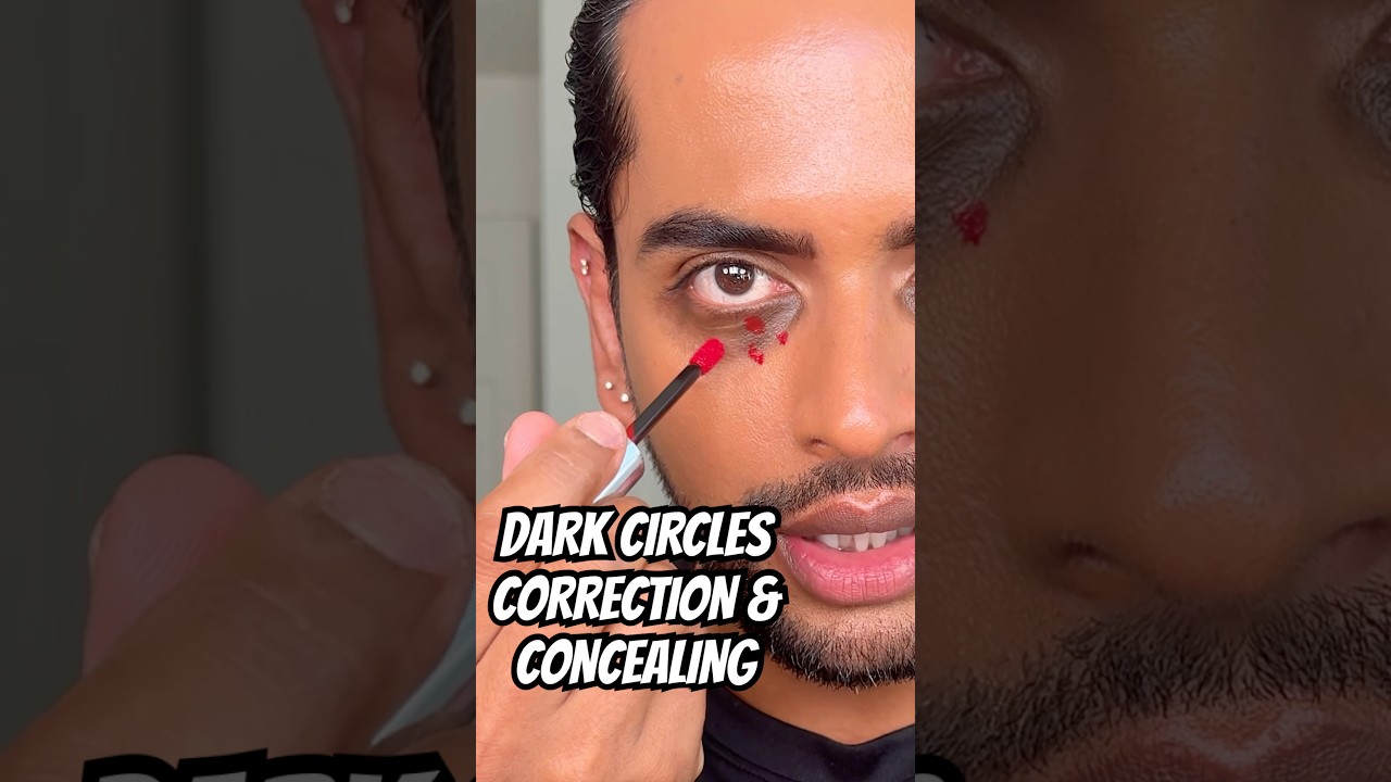 DARK CIRCLE CORRECTION & CONCEALING 👍🏽 #darkcircles #conecaler #undereyes #makeuptips