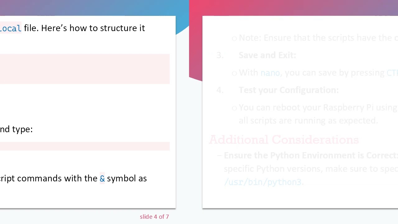 How to Run Multiple Python Scripts at Boot Time on Raspberry Pi