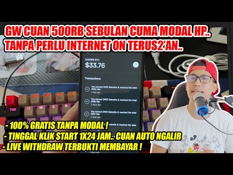 GW CUAN 500RB SEBULAN DARI SINI TANPA MODAL! CLOUD MINING BITCOIN TERGAMPANG DI 2024 VIA EMBERFUND