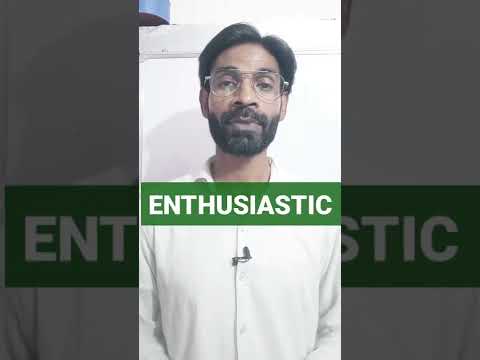 Enthusiasm Pronunciation | Enthusiastic Pronunciation | #zmohammadi | #shorts