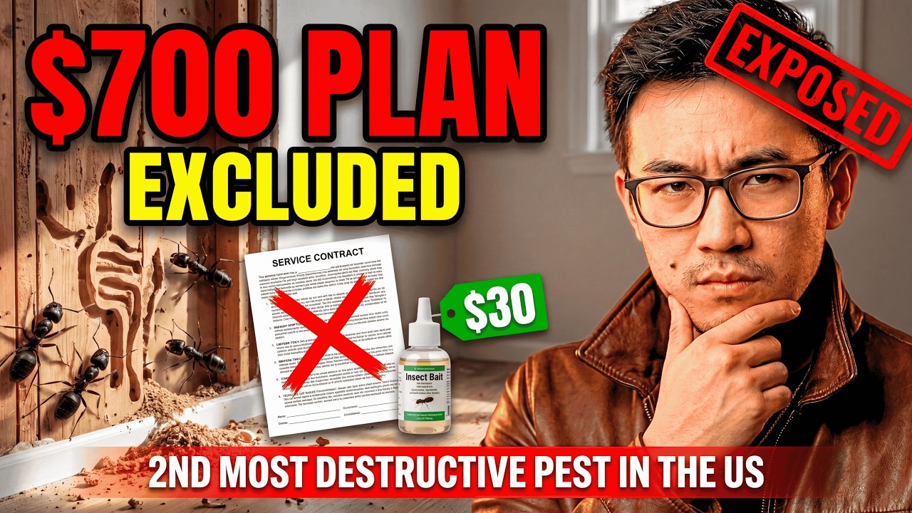 Terminix EXCLUDES Carpenter Ants From Your $700 Plan — The $30 Bait That Kills the Colony