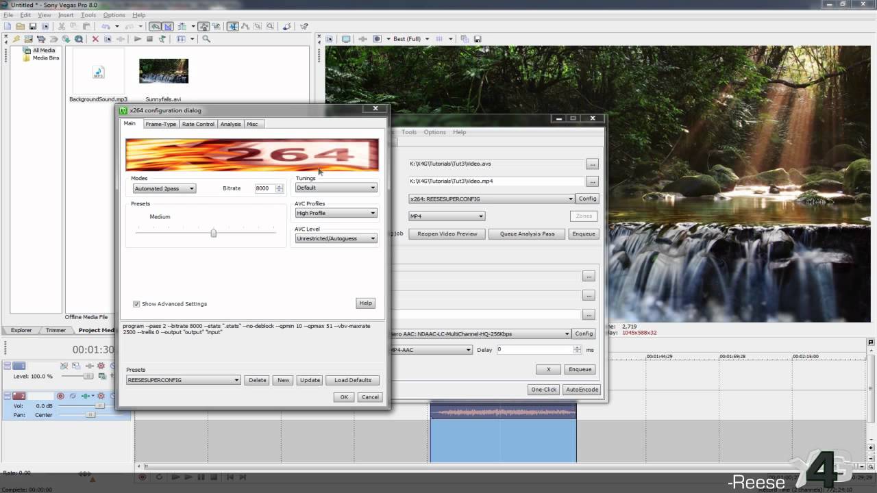 [Sony Vegas Tutorial] Encoding with MeGUI