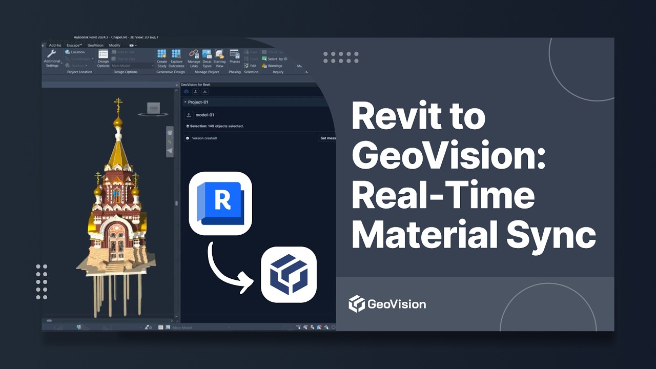 Revit & GeoVision BIM: Material Sync Tutorial (2026)