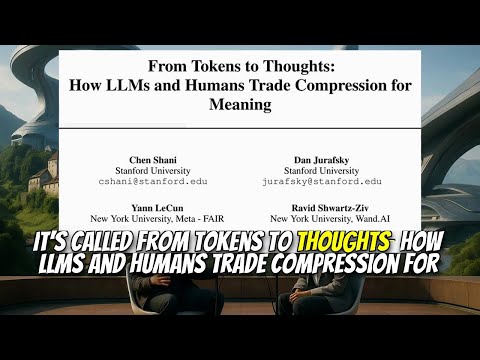From Tokens to Thoughts (May 2025)