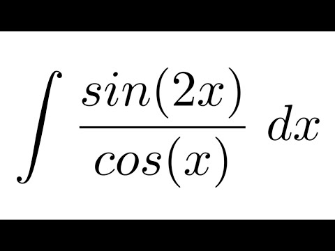 Integral of sin(2x)/cos(x) - Integrals ForYou