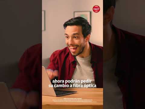 Pide fibra óptica de Claro