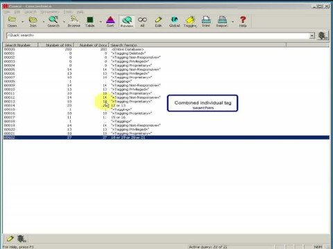 How to query on tags in Concordance.