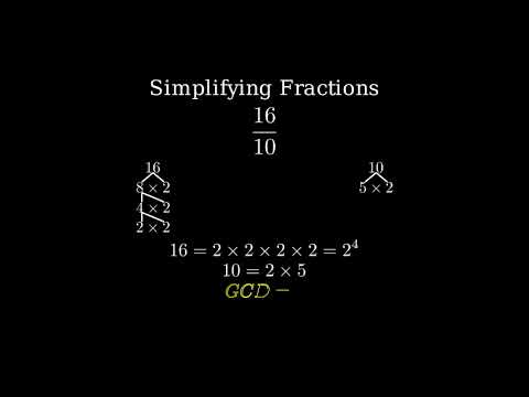 How to Simplify the Fraction 16/10 (and as a Mixed Fraction)