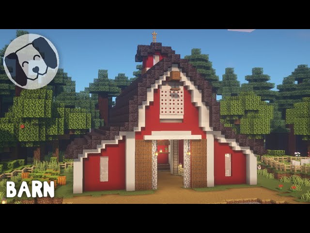 Red Barn And Farm Minecraft Map