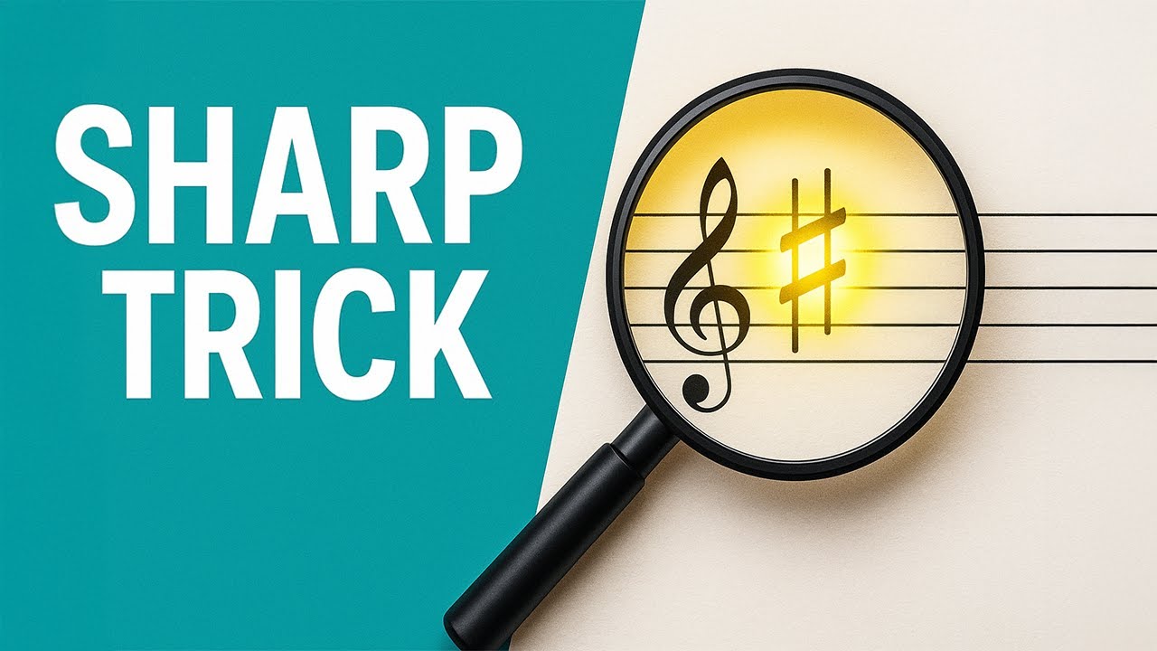 How to Instantly Identify Major Key Signatures | Music Theory Sharps & Flats Trick
