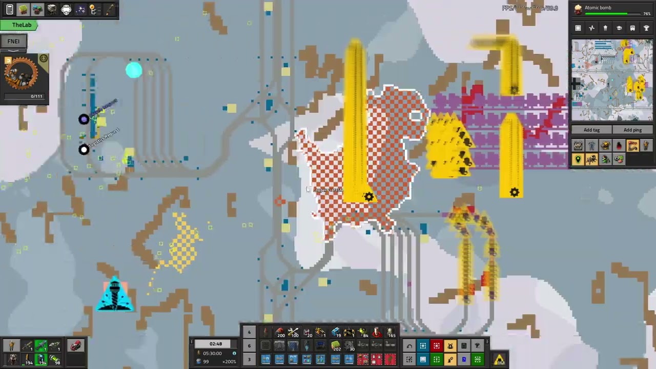 Factorio Lazy Space Exploration -- 084 -- Cryonite rocket
