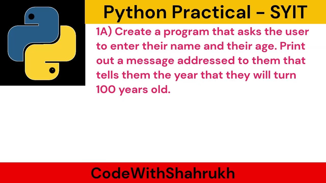 BSc IT semester 3 Python Programming practical solutions. #python