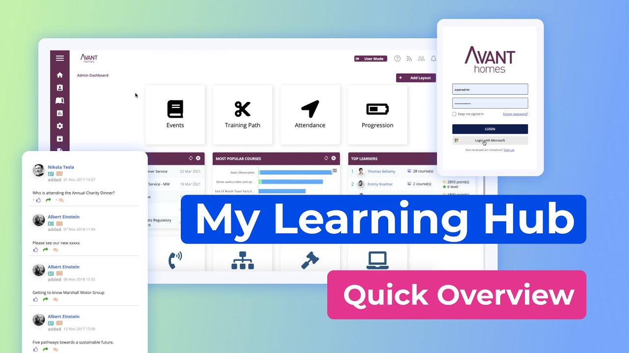 My Learning Hub - Quick Overview