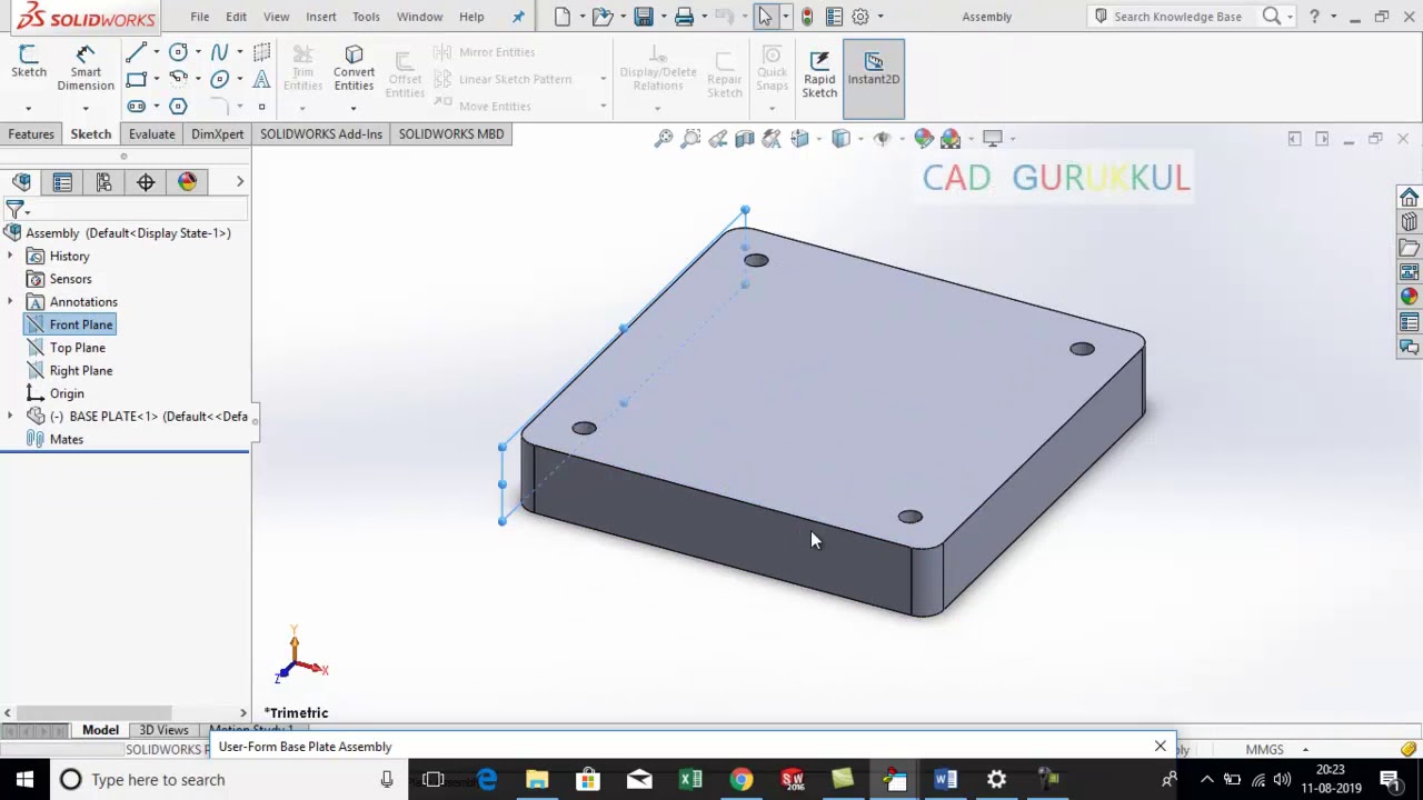 #1 SOLIDWORKS CAD CUSTOMIZATION VBA API