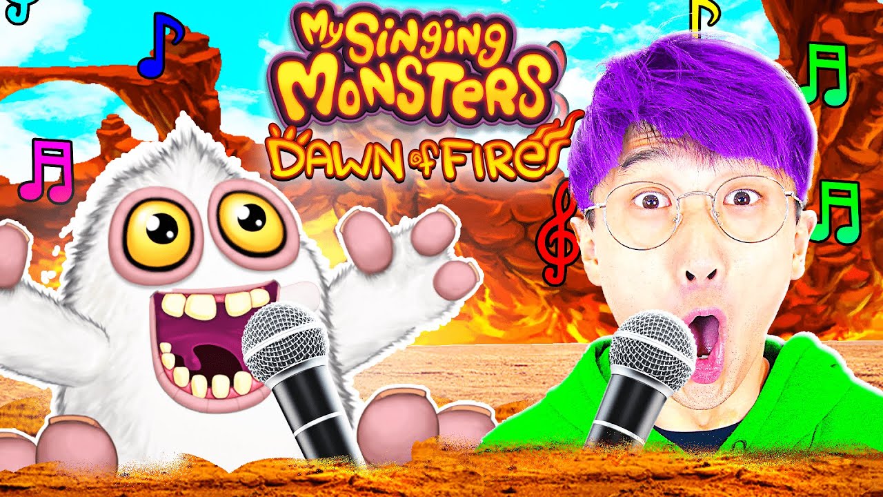 MY SINGING MONSTERS DAWN OF FIRE - CONTINENT - FULL SONG! (LANKYBOX Playing MY SINGING MONSTERS!)