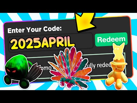 *6 NEW CODES* ALL APRIL 2025 Roblox Promo Codes For ROBLOX FREE Items 2025 (UPDATED)