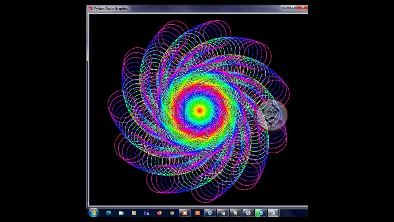 Amazing Python 3D Turtle Draw | SM | #Shorts #Python_Turtle #Turtle_Graphics #ytshorts