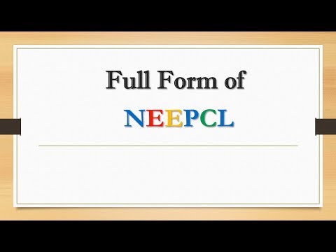Full Form of NEEPCL || Did You Know?