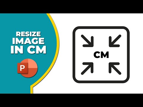 How to resize image in PowerPoint in cm without losing