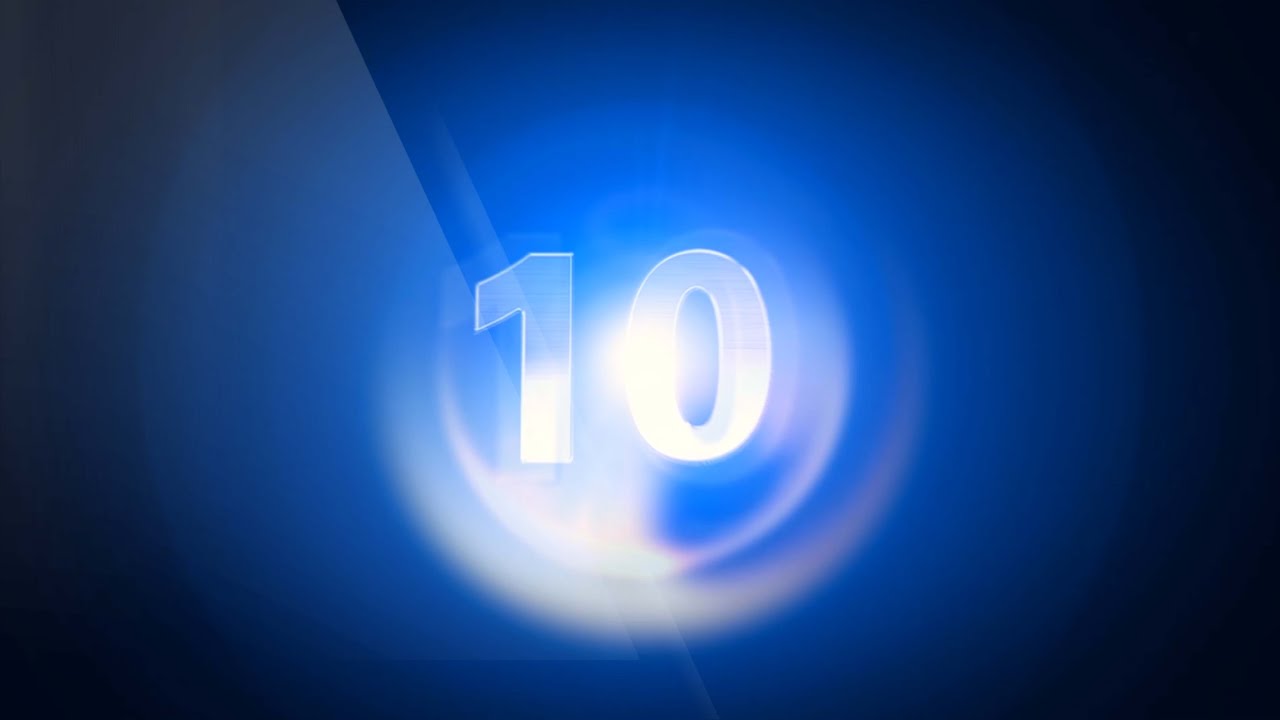 E3D shocking blueish flame 10 seconds countdown (3 Countdowns)