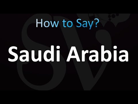 How to Pronounce Saudi Arabia (Correctly!)