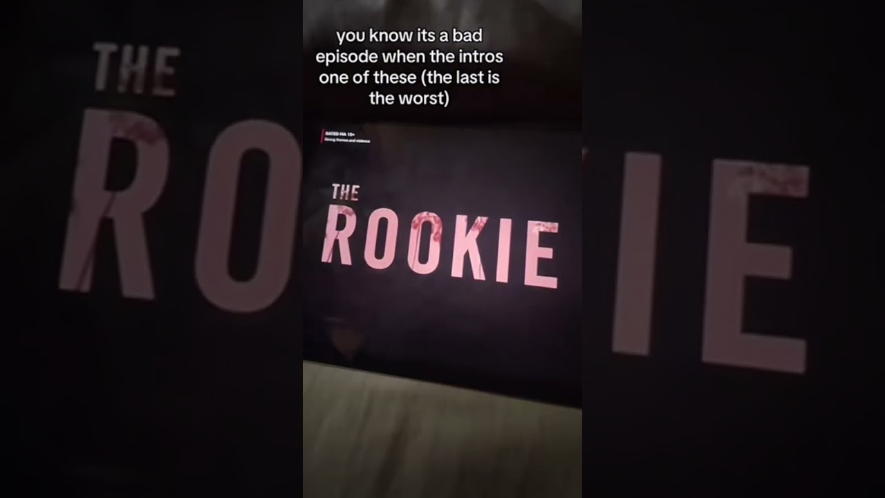 When the rookie intro is different, you know something is wrong…. 
