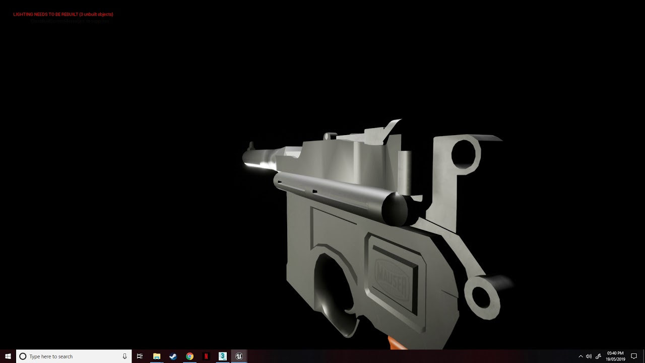 Mauser C96 3d Video 1