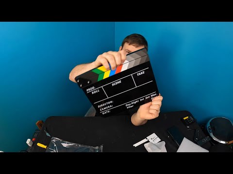 Unboxing: Temery Acrylic Film Clapper Board -12 x 10in Plastic Movie Film Clap Board, Movie Theater