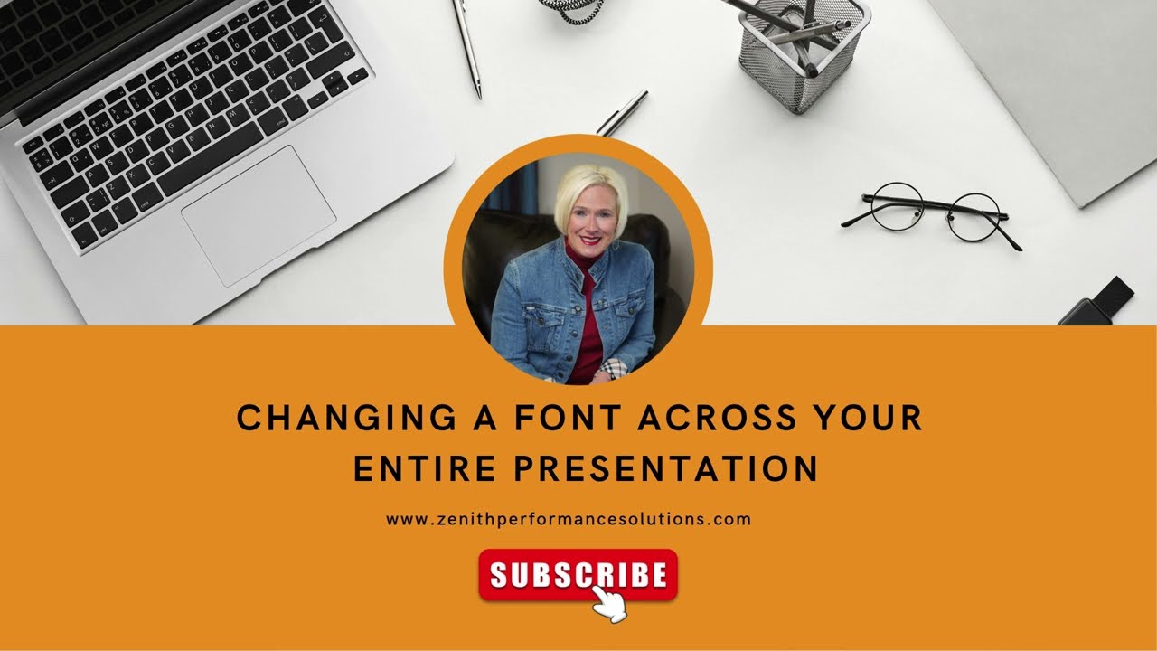 Changing Your Font Across Your Entire Presentation in Just a Couple of Clicks