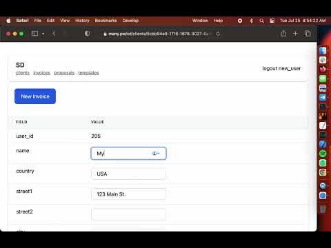 Settle Down a simple pdf invoice SaaS tool (open source)