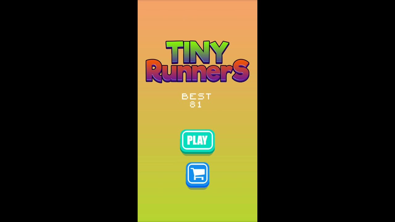 Tiny runner game created by construct 2